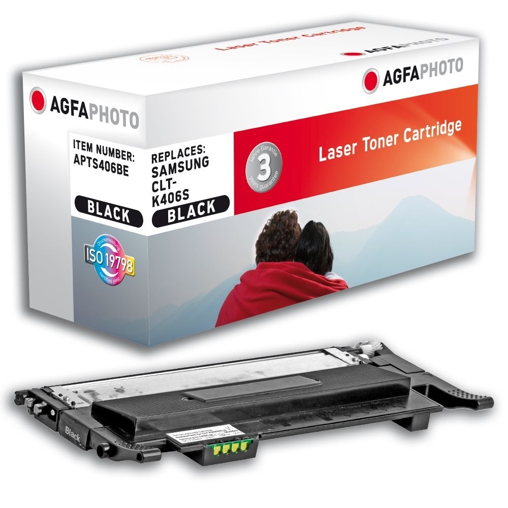 AGFA Photo Toner black CLT-K406S Samsung CLP-360 365 CLX-3300 3305 C410 C460 | Toner-Box24.de