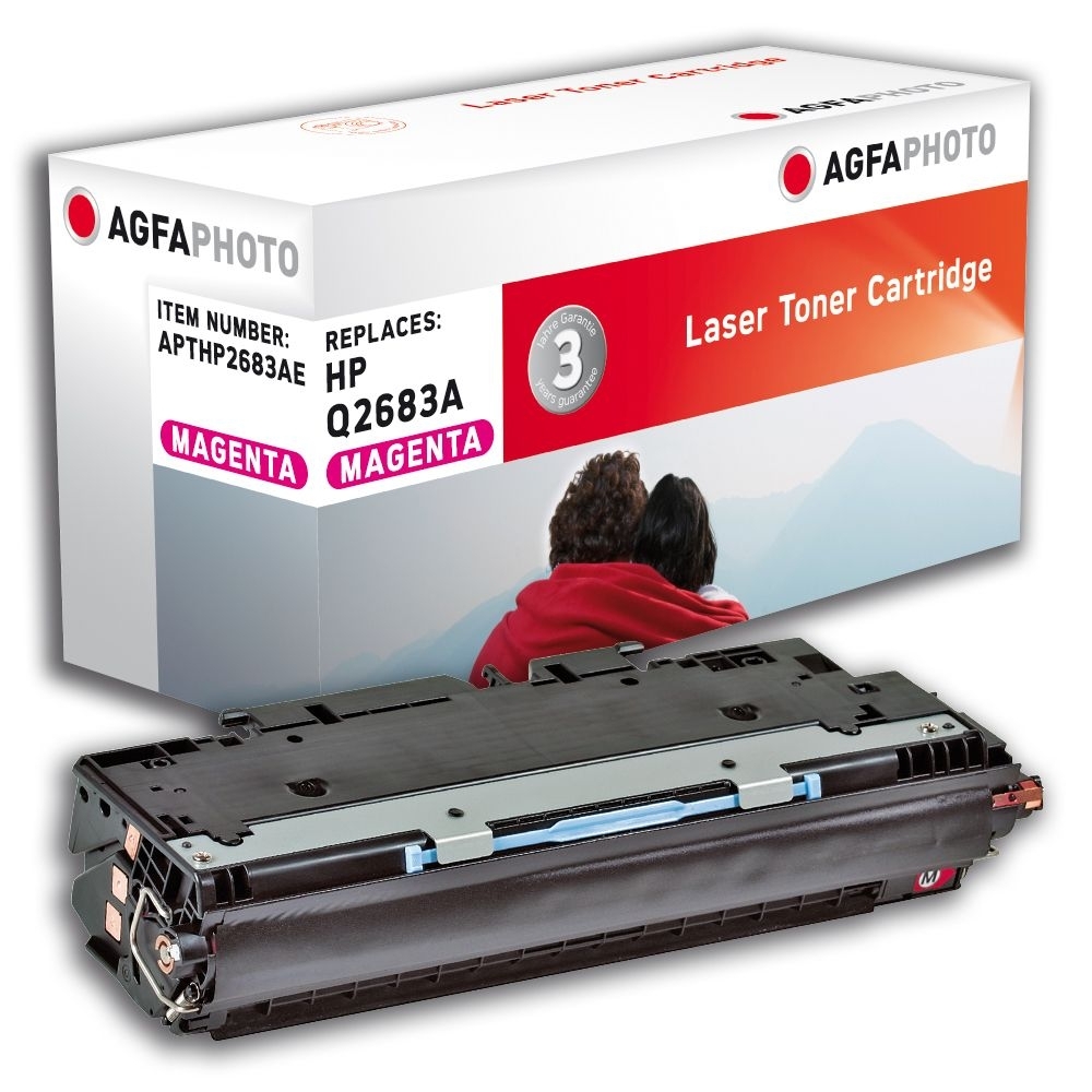 AGFA Photo Toner magenta HP2683AE für HP Color LaserJet 3700 Series ...